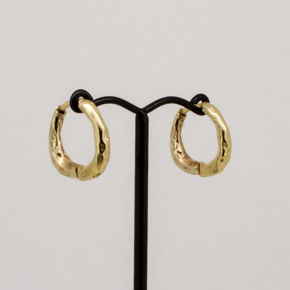 Gold Organic Hoops Large – Krool