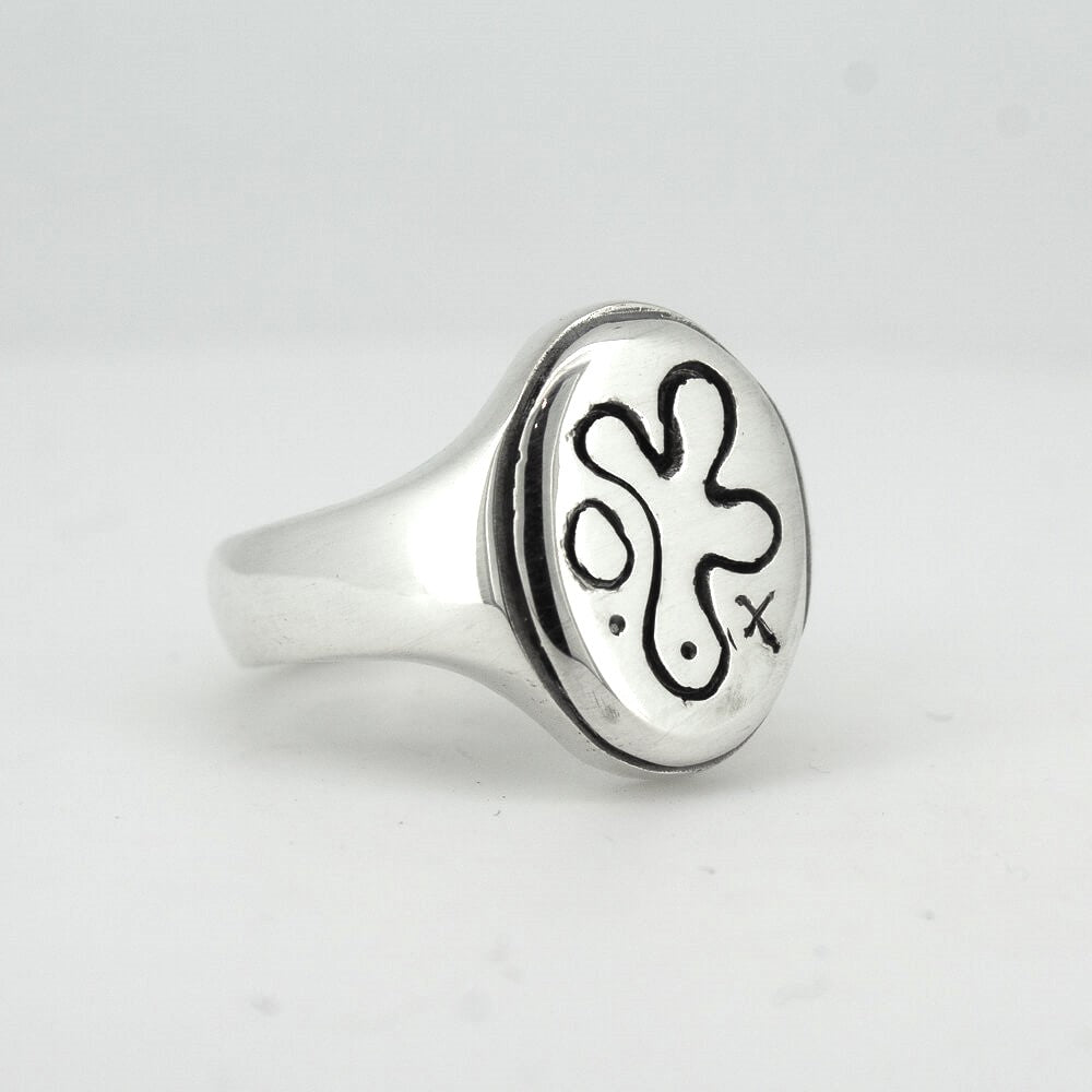 Flower Signet Ring | Krool Jewels